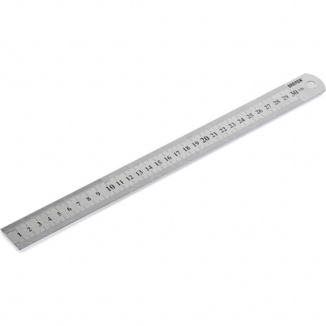 REGLA METAL 300 mm. acero inox. - Orlandi S.A.